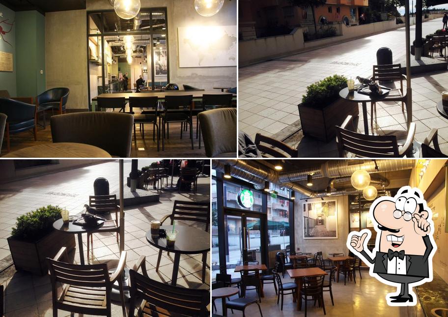 Starbucks cafe, Monaco-Ville, Les Jardins d'Apolline - Restaurant menu ...