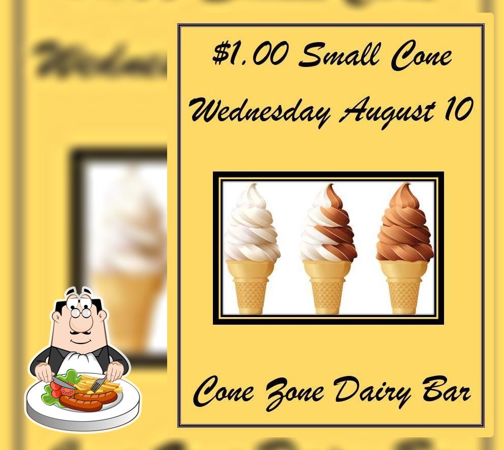 Cone Zone Dairy Bar, Mount Orab - Restaurant menu, prices and reviews