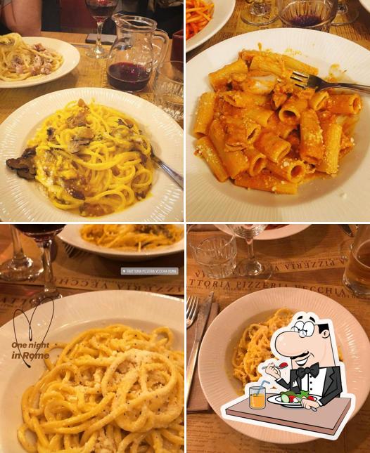 Trattoria Vecchia Roma pizzeria, Rome, Via Ferruccio - Restaurant menu ...