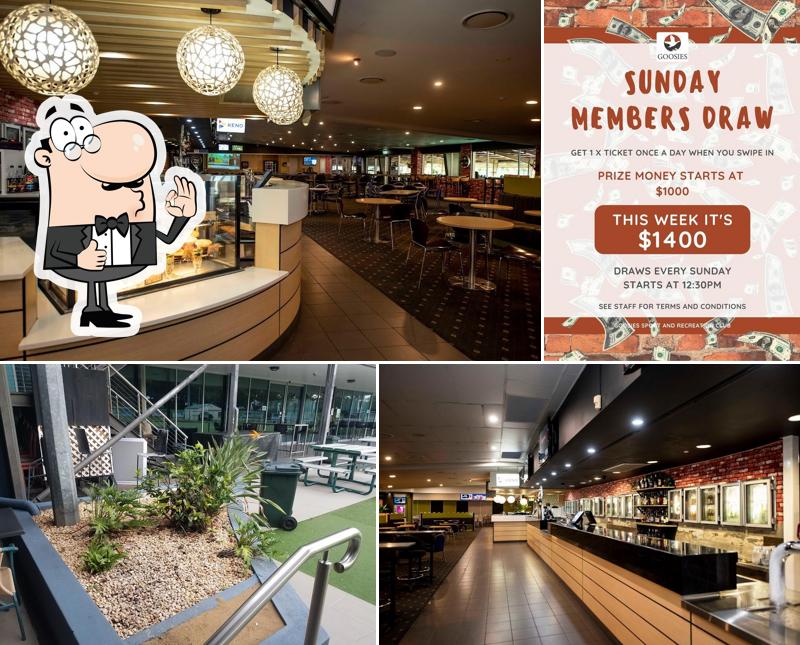 Goosies Sport & Recreation Club in North Mackay - Restaurant menu and ...