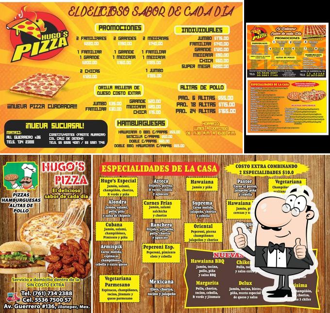 Hugo's Pizza Oficial Jilotepec, Jilotepec de Molina Enríquez - Menú del ...