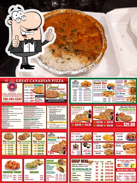 Great Canadian Pizza& Donair, Edmonton - Restaurant menu, prices and ...