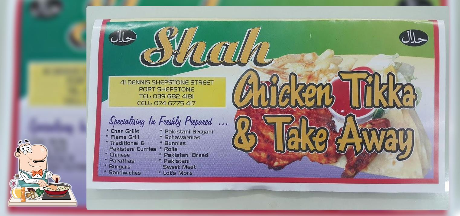 Shah Chicken Tikka, Port Shepstone - Restaurant menu, prices and reviews