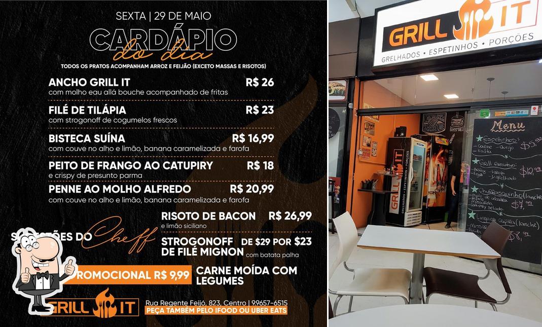 Grill It restaurante, Piracicaba, R. Reg. Feijó - Avaliações de ...
