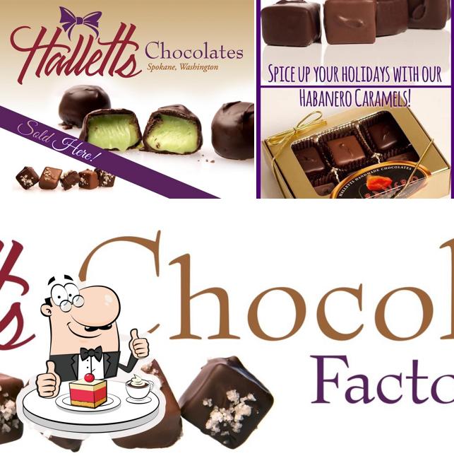 Halletts Chocolates Factory Store and Coffee, 1419 E Holyoke Ave in ...