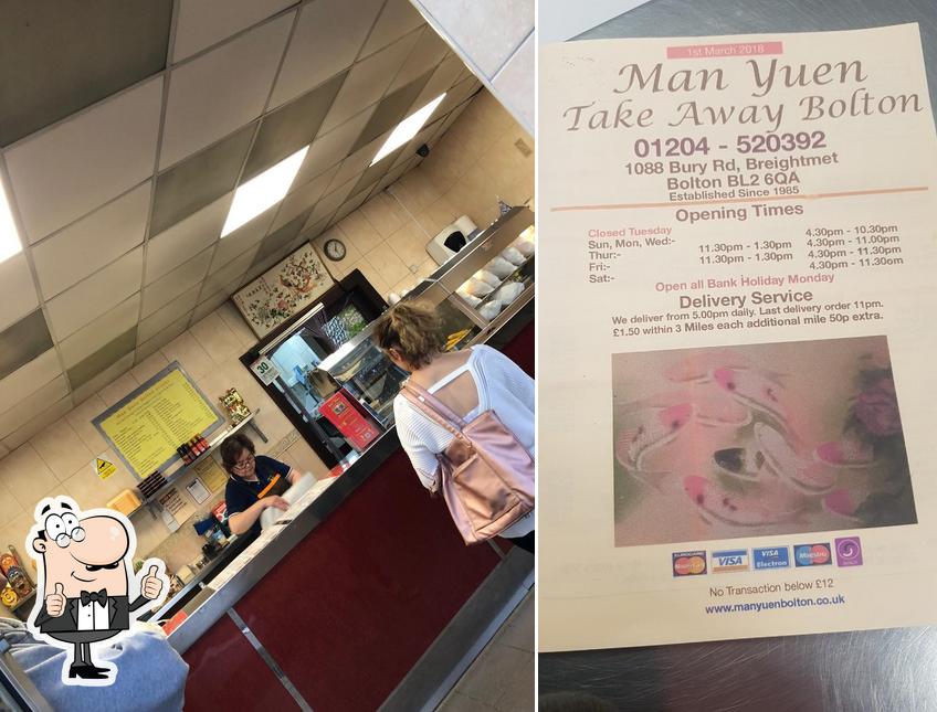 Man Yuen in Bolton - Restaurant menu and reviews