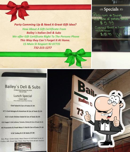 Bailey's Italian Deli in Keyport - Restaurant reviews