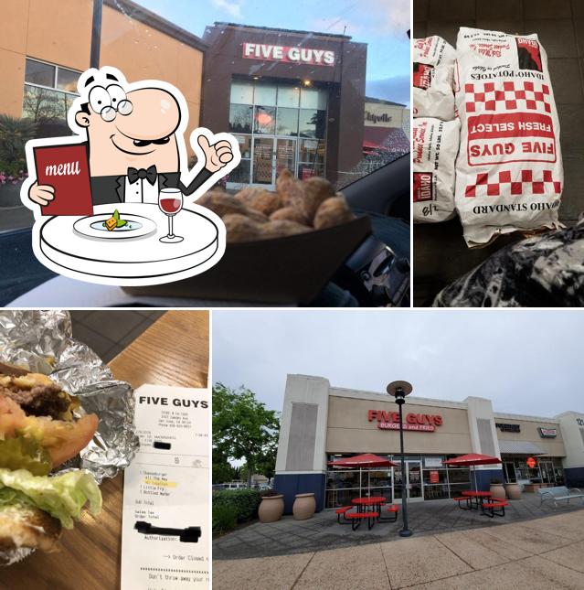 Comida rápida Five Guys, San Jose, Camden Ave - Carta del restaurante y ...