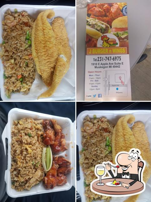 J Burger n Wings, 1910 E Apple Ave E in Muskegon - Restaurant menu and ...