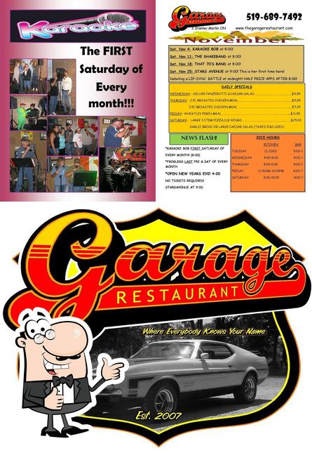 The Garage, Merlin - Restaurant menu, prices and reviews