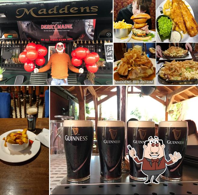Maddens Bar & Restaurant in Antrim - Restaurant menu and reviews