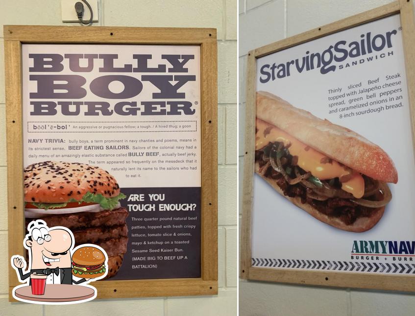 Army Navy Burger + Burrito | Mega Station KM62 NLEX restaurant, San ...