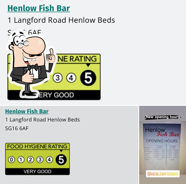 Henlow Fish and chips in Henlow - Restaurant reviews