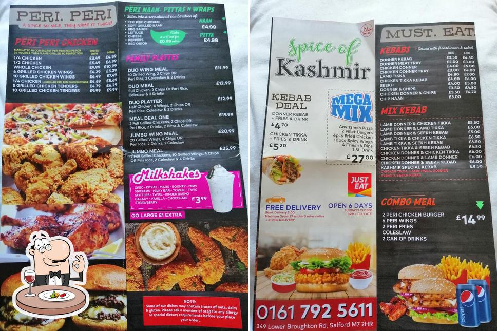 Spices of Kashmir Salford, Salford - Restaurant menu, prices and reviews