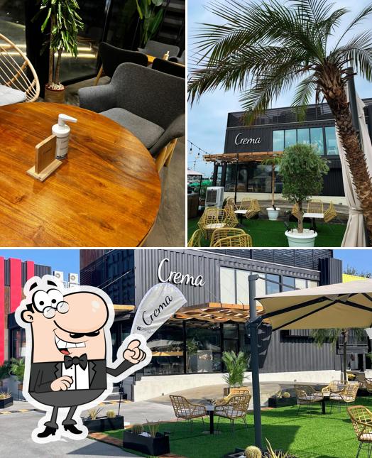Café Crema, Abu Dabi, Cornich Road - شارع المَجْلِس - Carta del ...