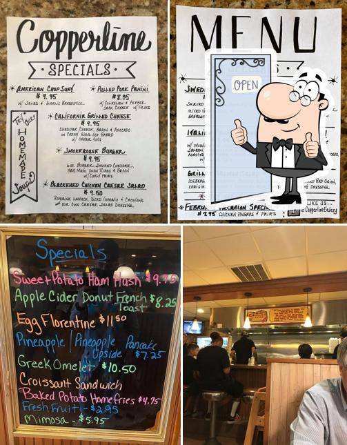 Copperline Eatery, 409 Broadway St in Chicopee - Restaurant menu and ...