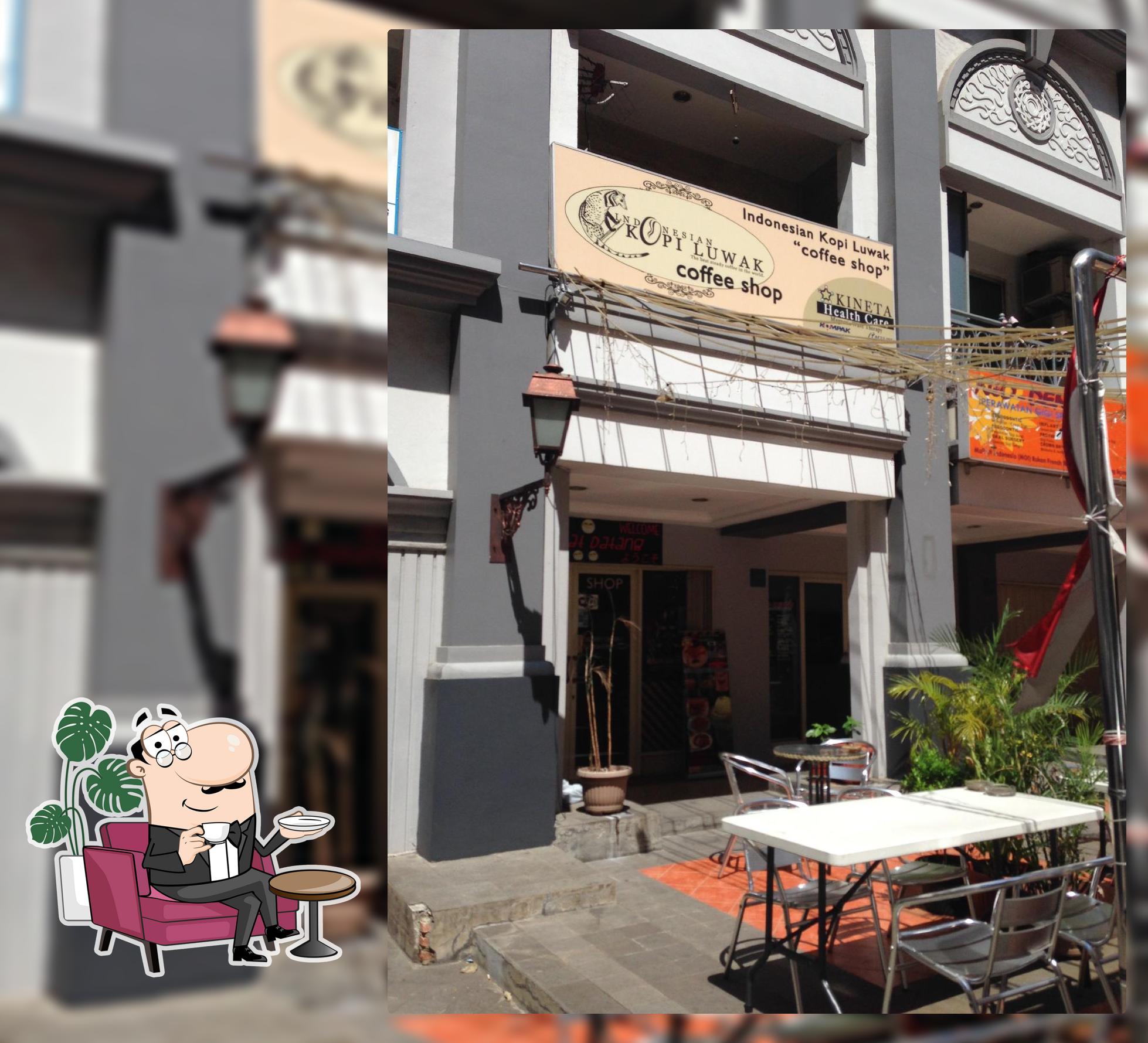 Indonesian Kopi Luwak Coffee Shop, Yakarta - Carta del restaurante