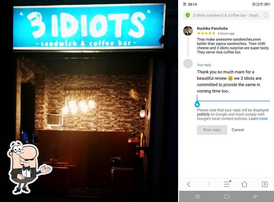 3 idiots, The Cafeteria, Indore - Restaurant menu, prices and reviews