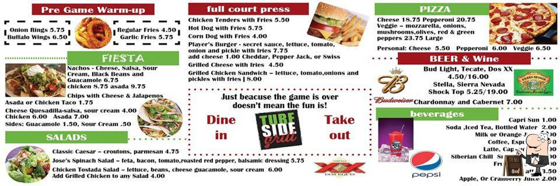 SportsHouse in Redwood City - Restaurant menu