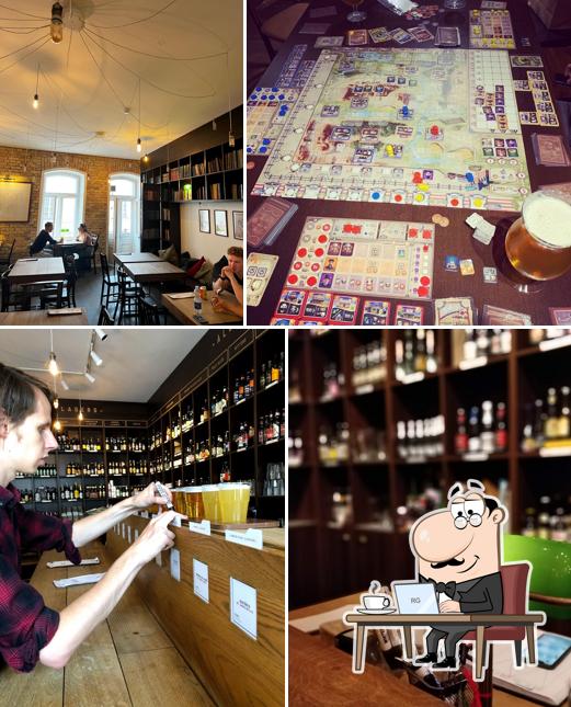 Alaus Biblioteka Beer Library pub & Bar, Vilnius ...