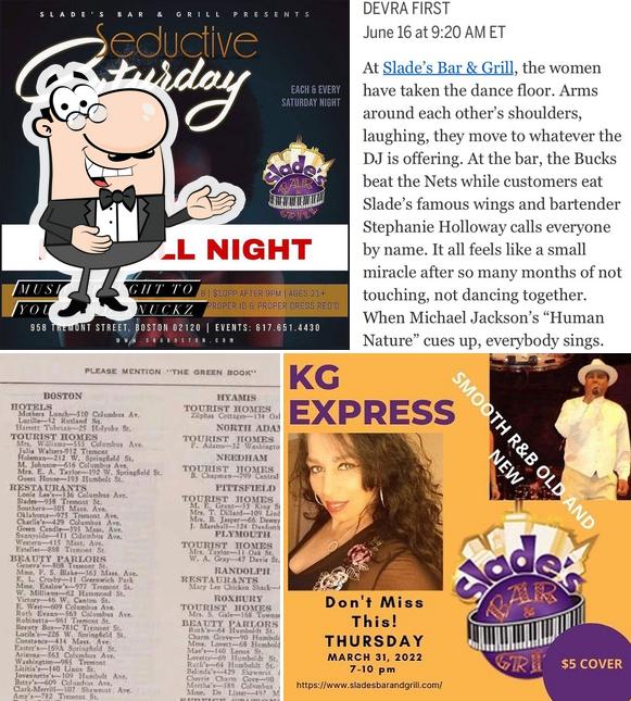 Slades Bar & Grill in Boston - Restaurant menu and reviews