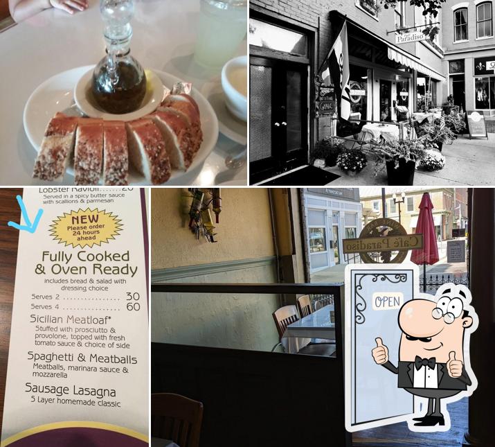 Cafe Paradiso, Urbana - Carta del restaurante y opiniones