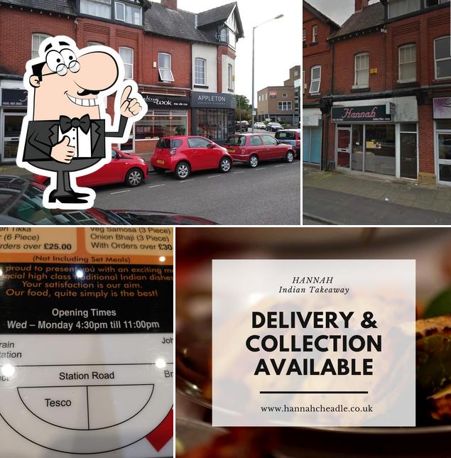 Hannah, Indian Takeaway, Cheadle, Cheadle - Restaurant menu, prices and ...