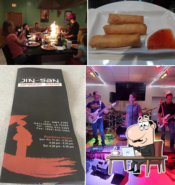 Jinsan Sushi, Galliano - Restaurant menu, prices and reviews
