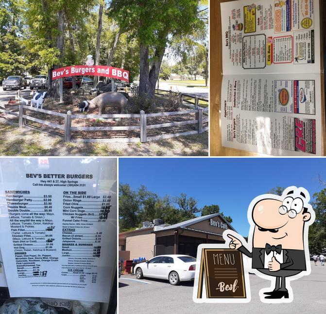 Bev's Burger Café, High Springs - Restaurant menu, prices and reviews