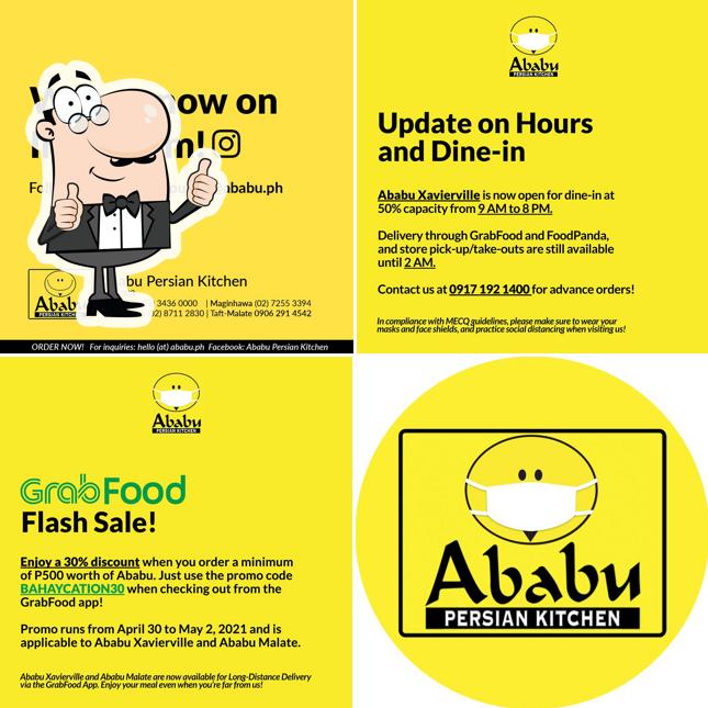 Ababu Persian Kitchen restaurant, Quezon City, 75 Xavierville Ave ...