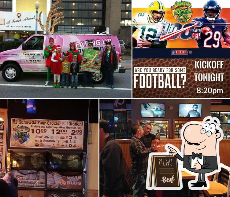 AJ Gator's Sports Bar & Grill, 1464 Mt Pleasant Rd #34 in Chesapeake ...