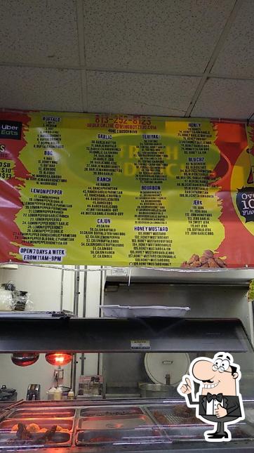 WING BOYS, 8013 Citrus Park Town Center Mall in Tampa - Restaurant menu ...