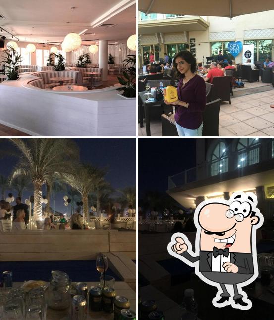 Cabana On The Beach restaurant, Dubai, Shoreline Apartments Between ...