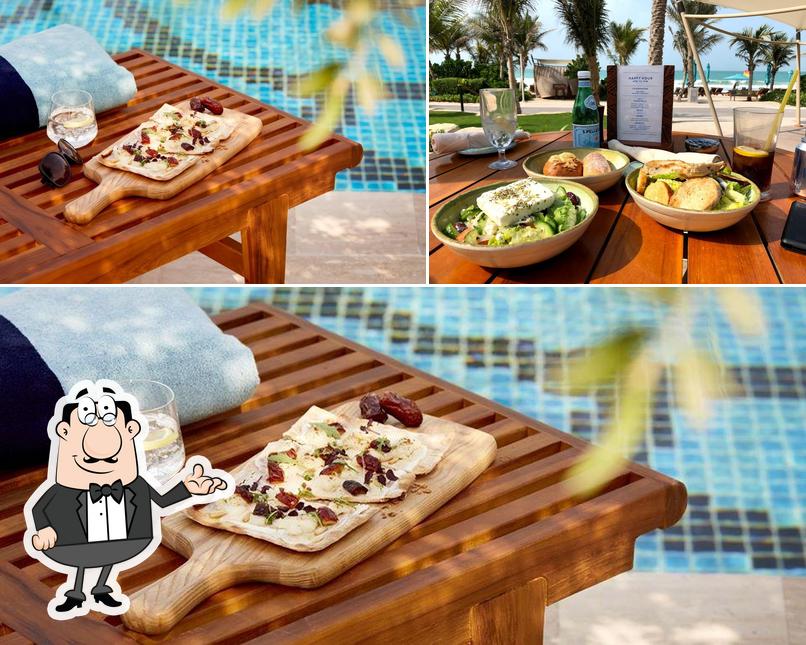 Kalsa Restaurant, Dubai, Pool area - Restaurant reviews