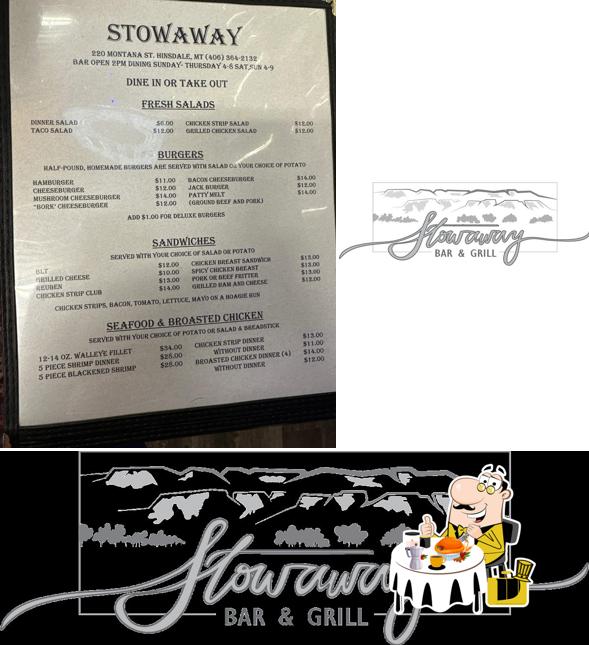 Stowaway Bar and Grill, Hinsdale - Restaurant menu, prices and reviews