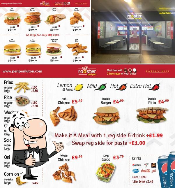 Rooster Farley, Luton - Restaurant menu, prices and reviews