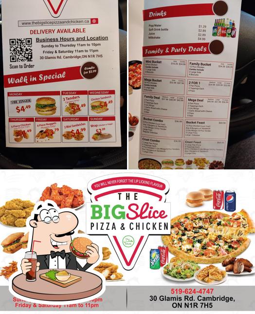 The Big Slice Pizza & Chicken in Cambridge - Restaurant menu and reviews