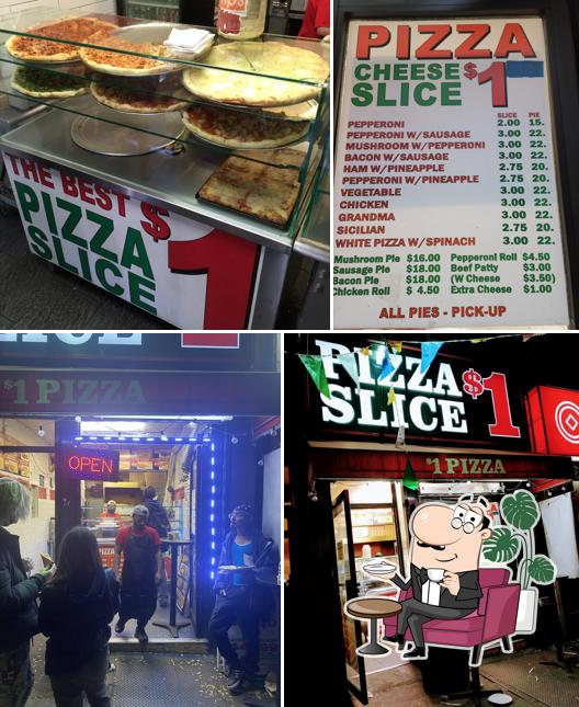 Pizzería 1 Dollar Pizza, West New York, 748 9th Ave - Carta del ...