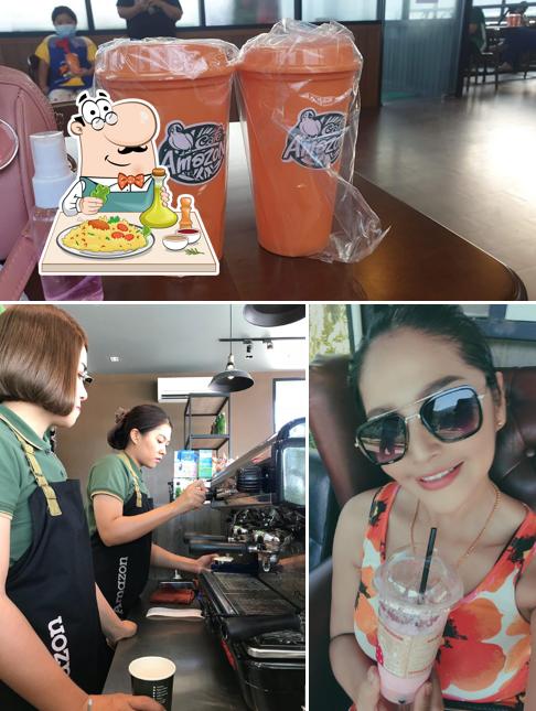 คาเฟ่ อเมซอน แยกเฮาส์ซิ่ง / Café Amazon, Rayong - Opiniones del restaurante