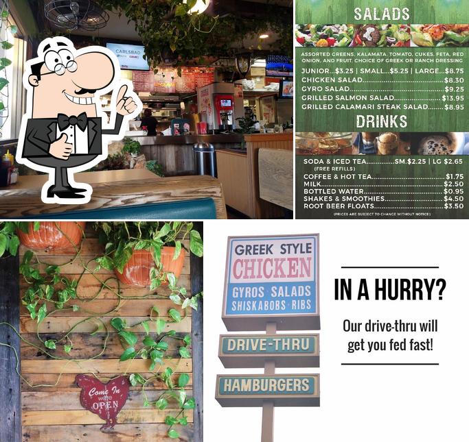 Greek Style Chicken in Fallbrook - Restaurant menu and reviews