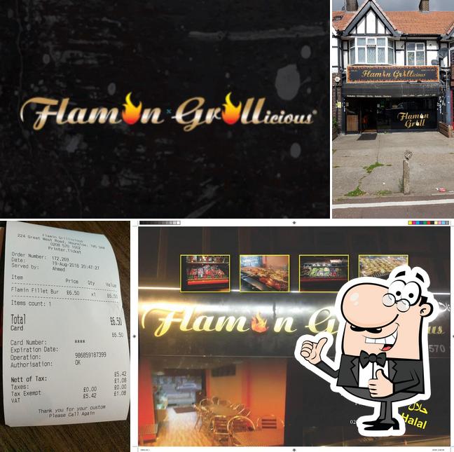 Flamin Grill, 224 Great West Rd in Hounslow - Restaurant menu and reviews