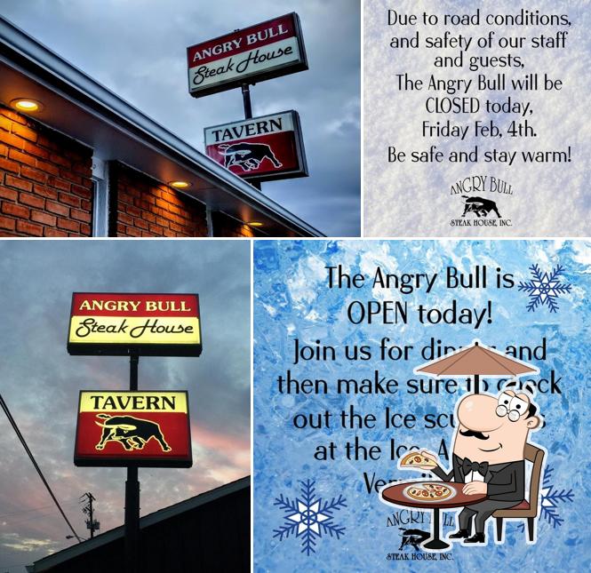 Menu of Angry Bull Steak House, Huron, Cleveland Rd E - seafood ...