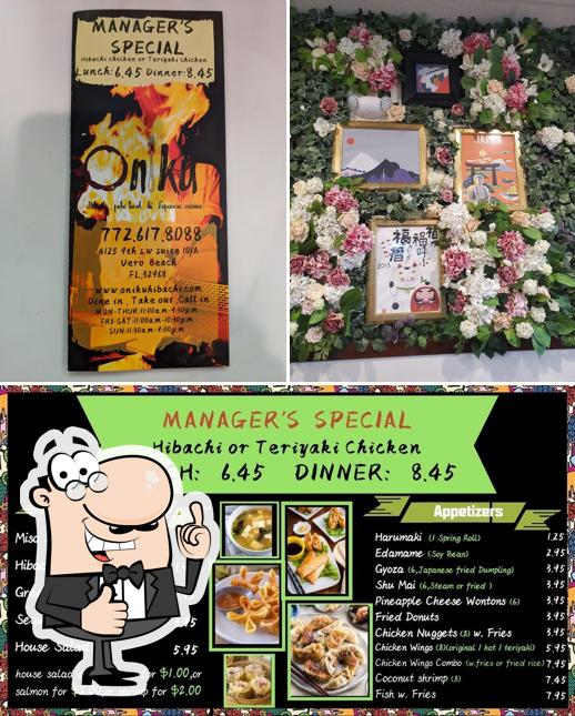 ONIKU HIBACHI in Vero Beach - Restaurant menu and reviews