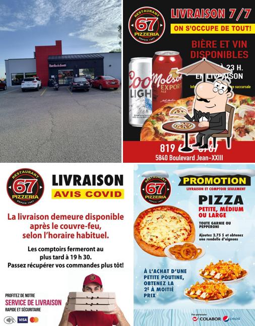 Pizzeria 67, Trois-Rivières - Menu du restaurant, prix et avis