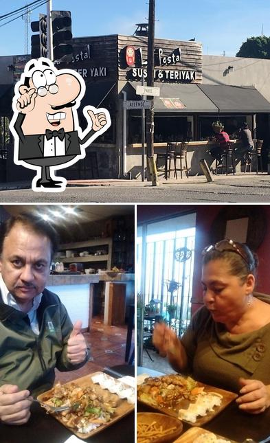 La Postal SUSHI & TERIYAKI restaurant, Tijuana, Av París 1772 ...
