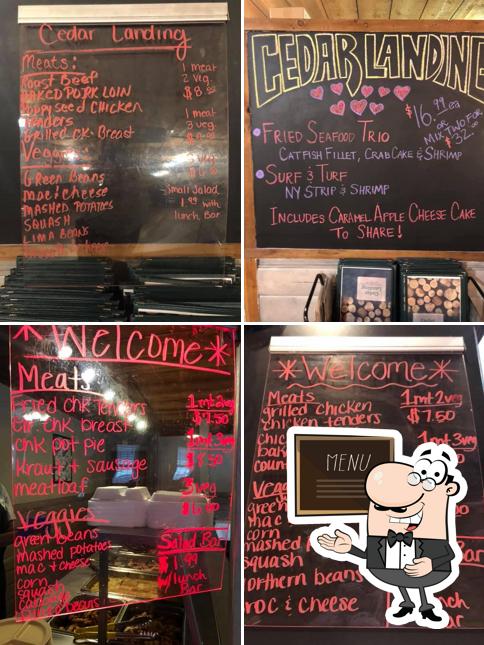 Menu of Cedar Landing, Winfield - american restaurant reviews and ratings