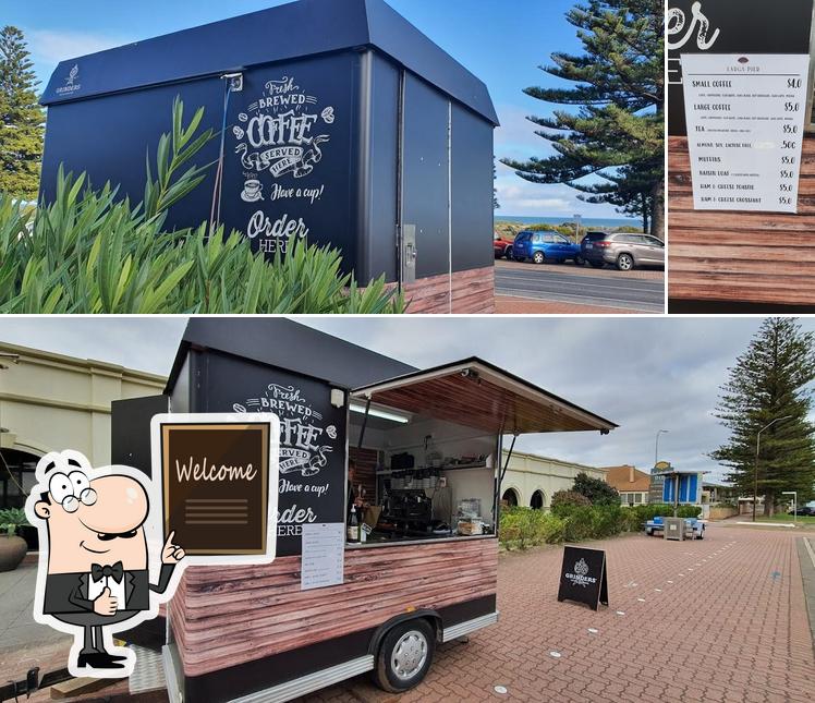 Grinders Coffee Van in Largs Bay