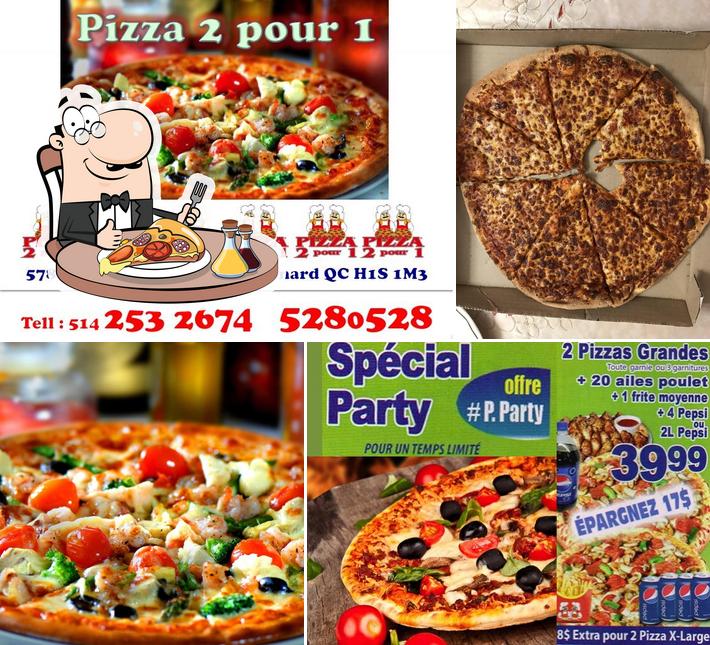 pizza 2 pour 1, 5789 Rue Jean-Talon E in Montréal - Restaurant menu and ...