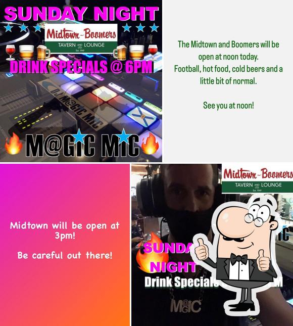 Midtown-Boomers Tavern & Lounge, Halifax - Restaurant menu, prices and ...