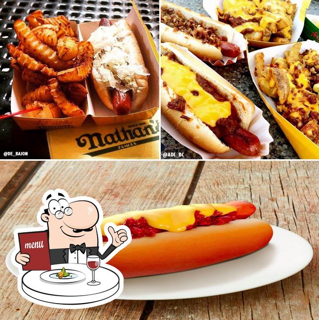 Nathans Famous in Hoboken - Restaurant menu